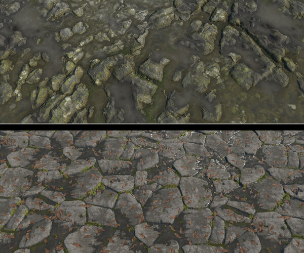 ArtStation - Ground Materials Vol. 1 | Game Assets