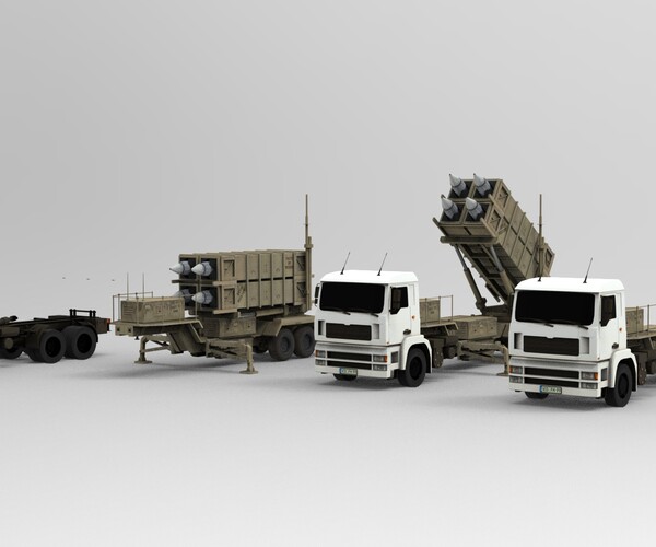 ArtStation - MIM-104 Patriot (PAC-3) | Game Assets