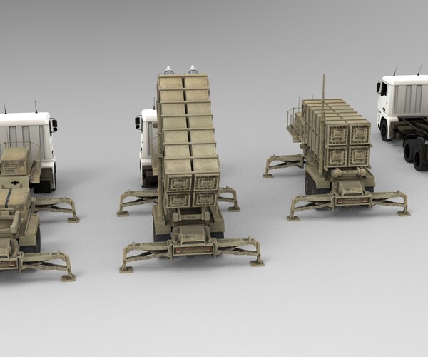 ArtStation - MIM-104 Patriot (PAC-3) | Game Assets