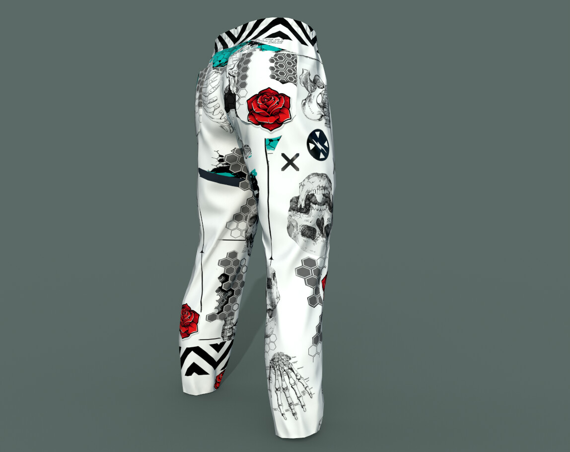 ArtStation - Cyberpunk_pants | Game Assets