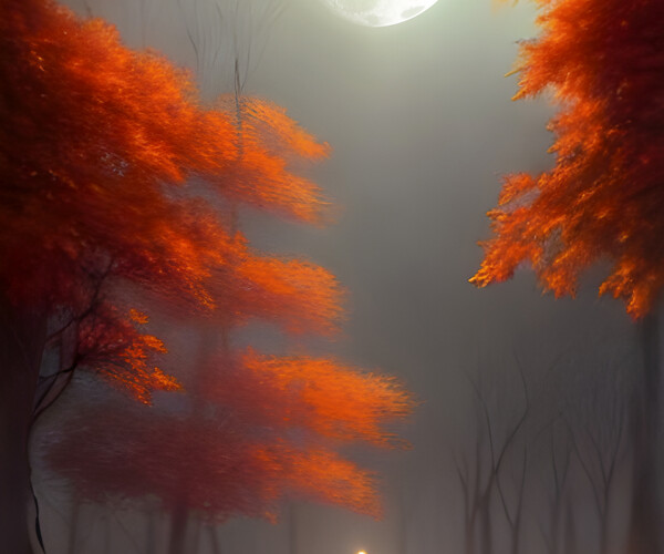 ArtStation - Autumn Moon | Artworks
