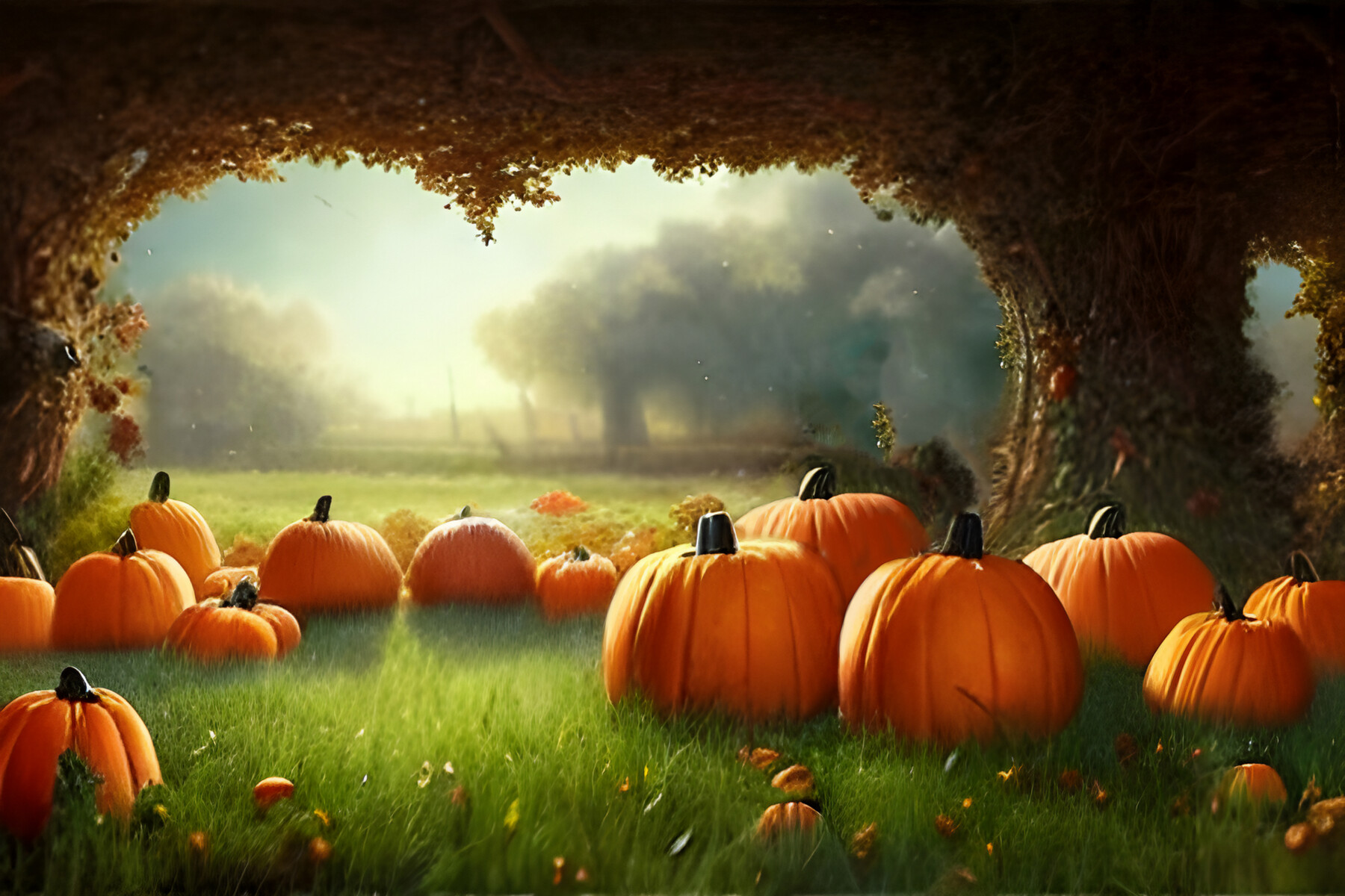 ArtStation - Pumpkin Field | Artworks