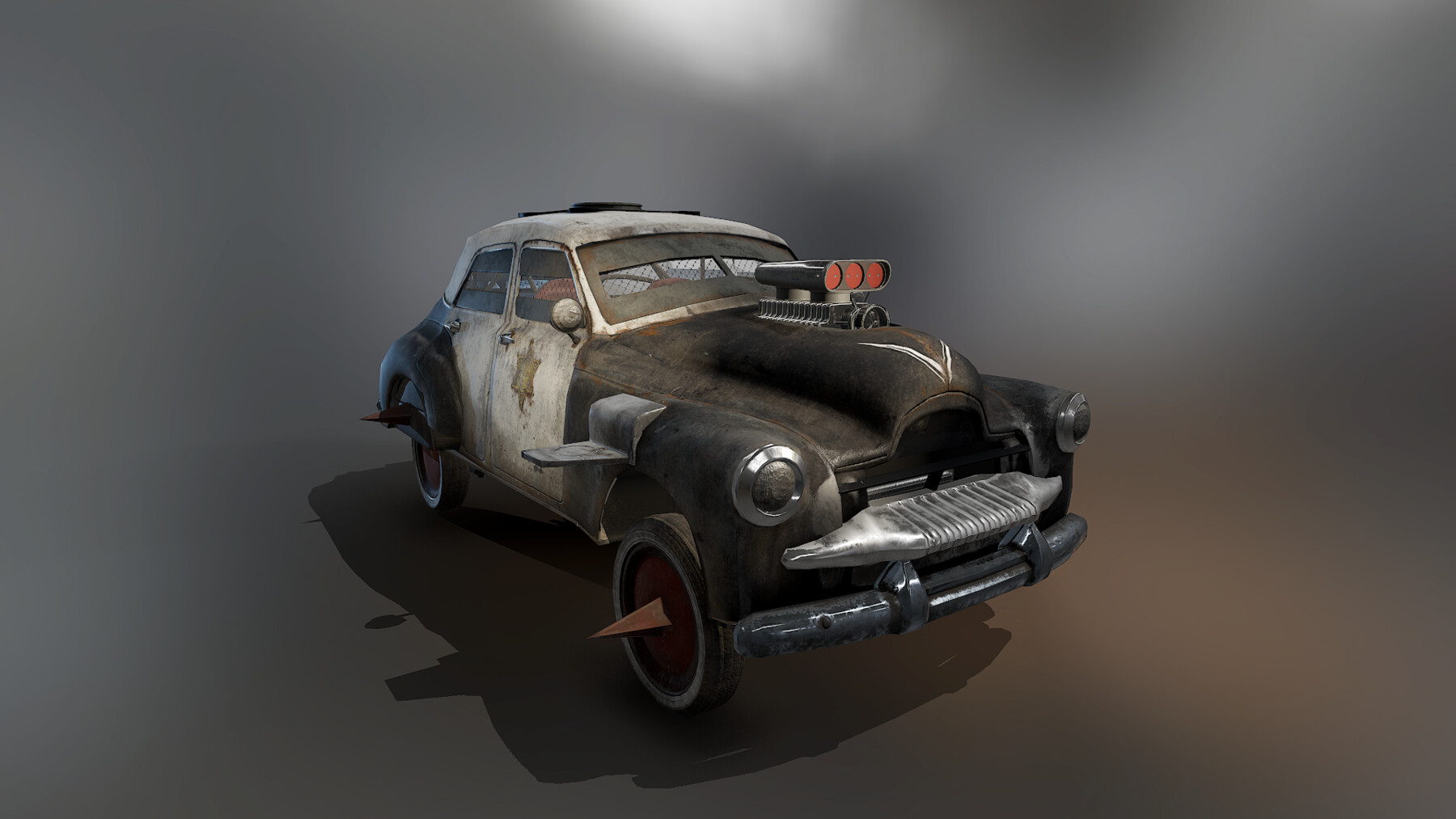 ArtStation - Car post-apocalypse the Judgement da1 | Game Assets