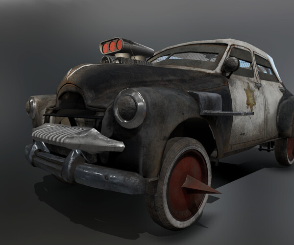 ArtStation - Car post-apocalypse the Judgement da1 | Game Assets