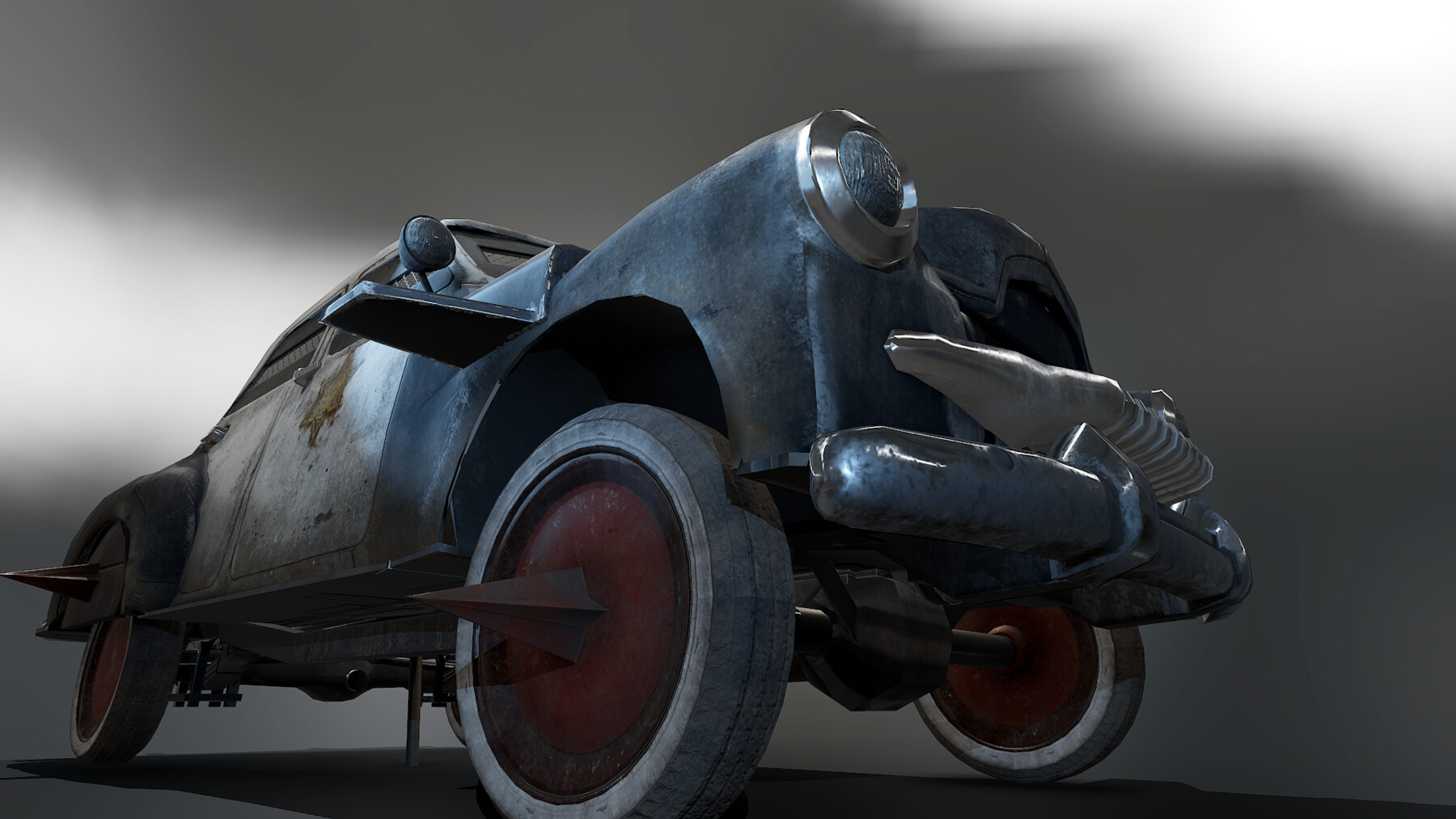 ArtStation - Car post-apocalypse the Judgement da1 | Game Assets