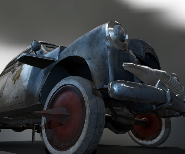 ArtStation - Car post-apocalypse the Judgement da1 | Game Assets