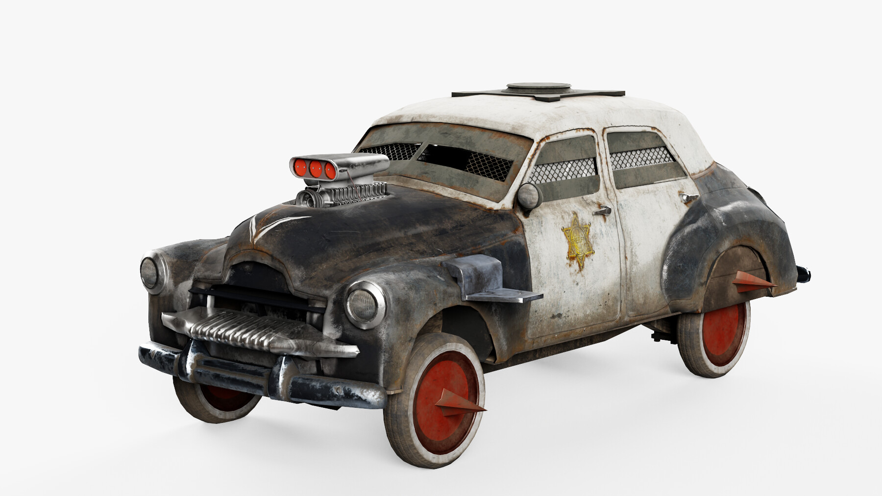 ArtStation - Car post-apocalypse the Judgement da1 | Game Assets