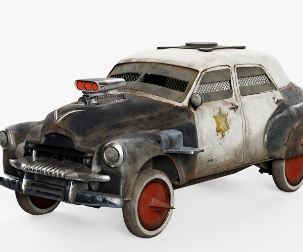 ArtStation - Car post-apocalypse the Judgement da1 | Game Assets