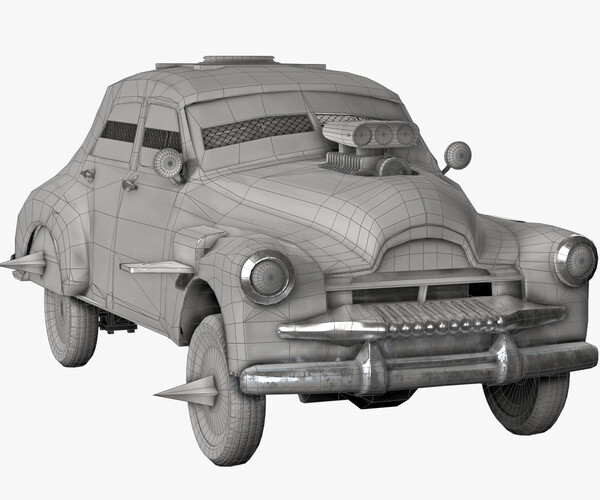ArtStation - Car post-apocalypse the Judgement da1 | Game Assets
