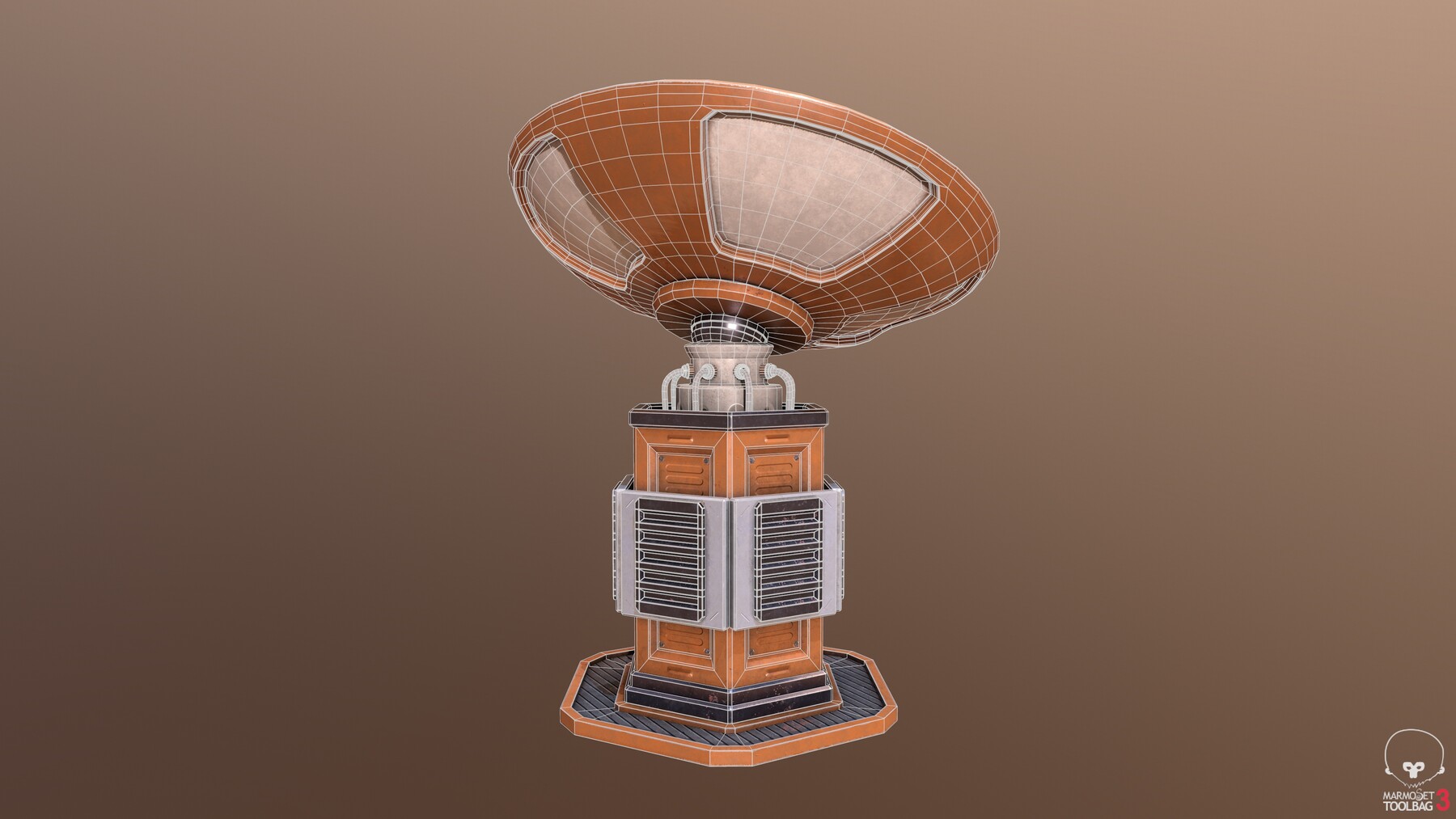 ArtStation - Sci Fi Satellite dish | Game Assets