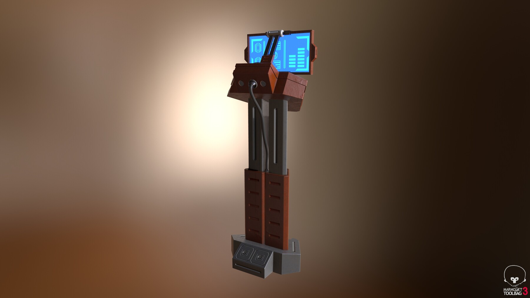 ArtStation - Scifi computer | Game Assets