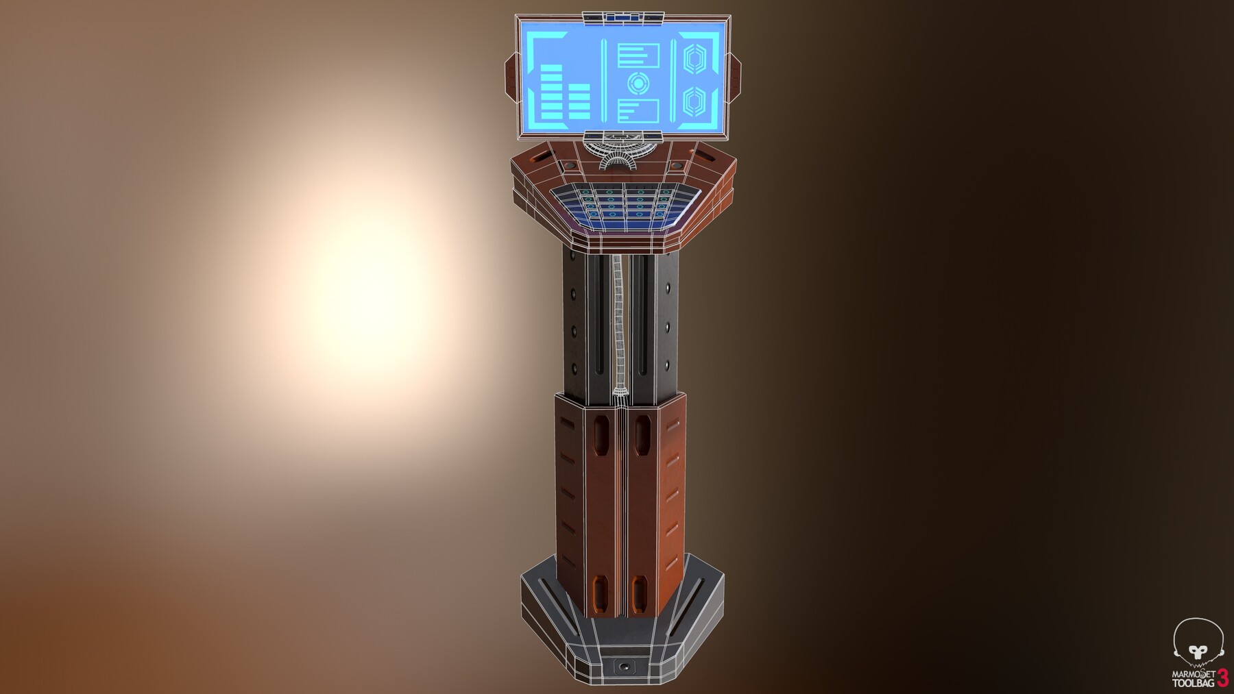 ArtStation - Scifi computer | Game Assets