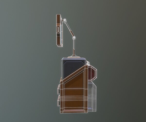 ArtStation - Scifi computer console | Game Assets