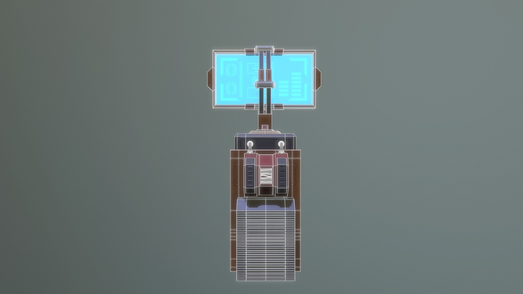 ArtStation - Scifi computer console | Game Assets