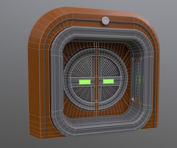 ArtStation - Airlock Door | Resources
