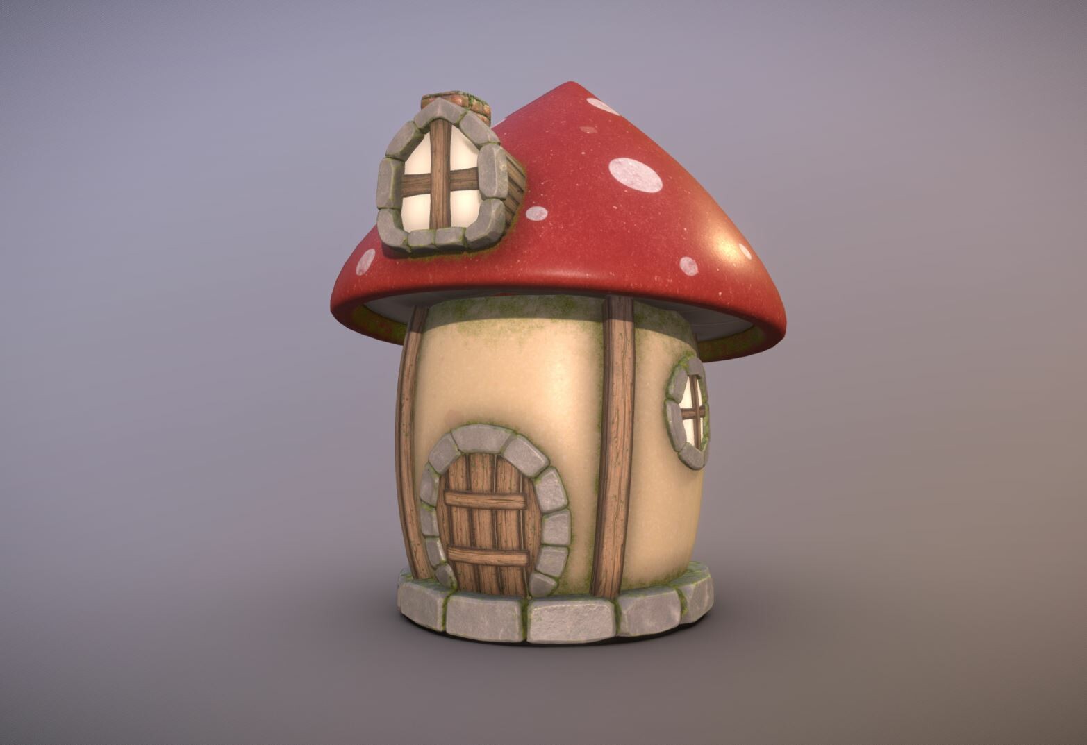ArtStation - Mushroom house | Game Assets