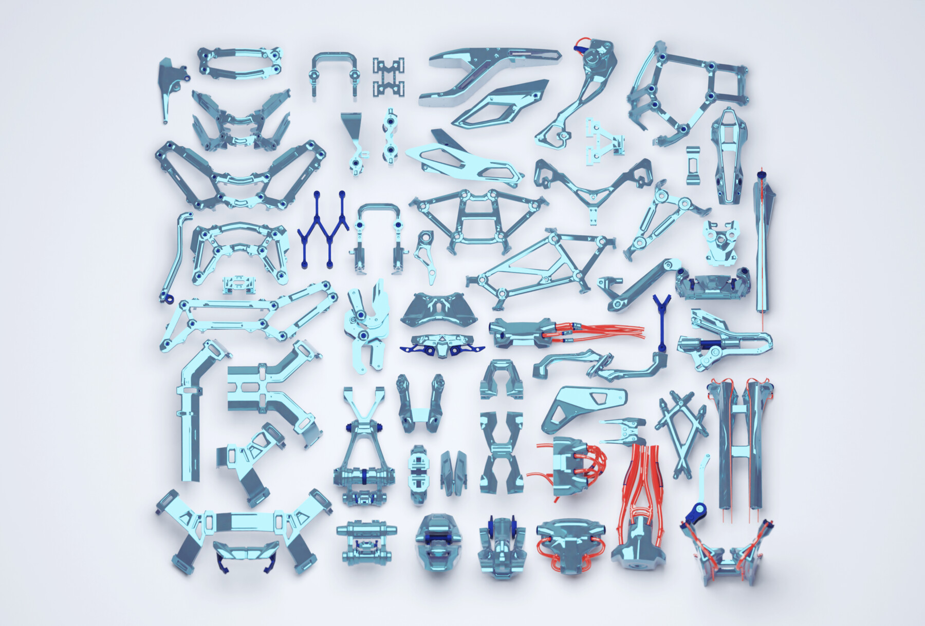 ArtStation - MECH KITBASH: LIGHTWEIGHT FRAME SYSTEM - SPECTRE Kitbash ...