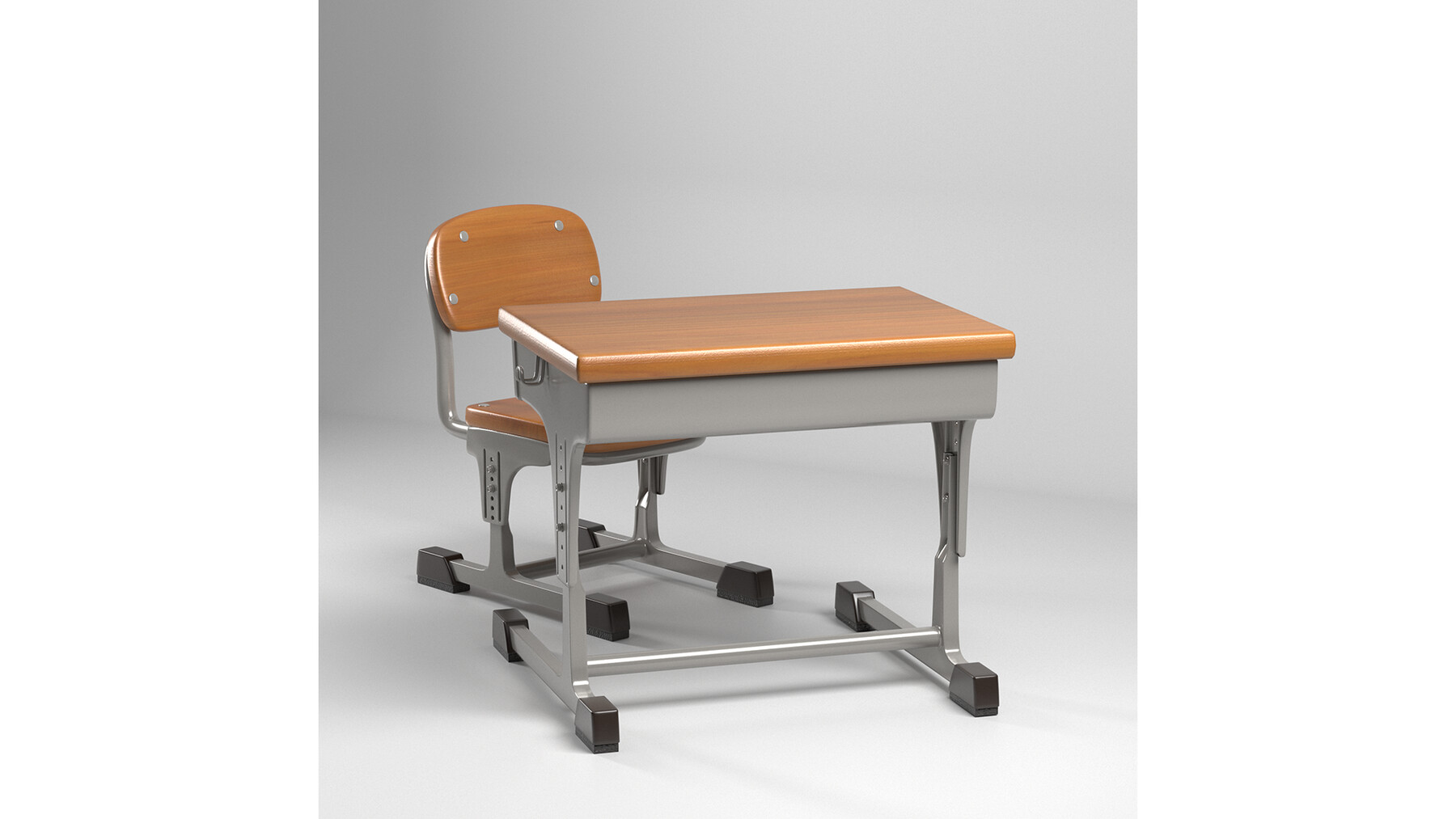 ArtStation - School Desk and Chair | Game Assets