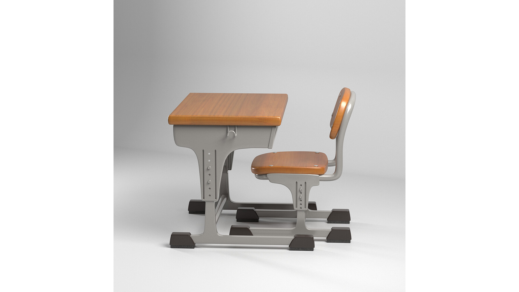 ArtStation - School Desk and Chair | Game Assets