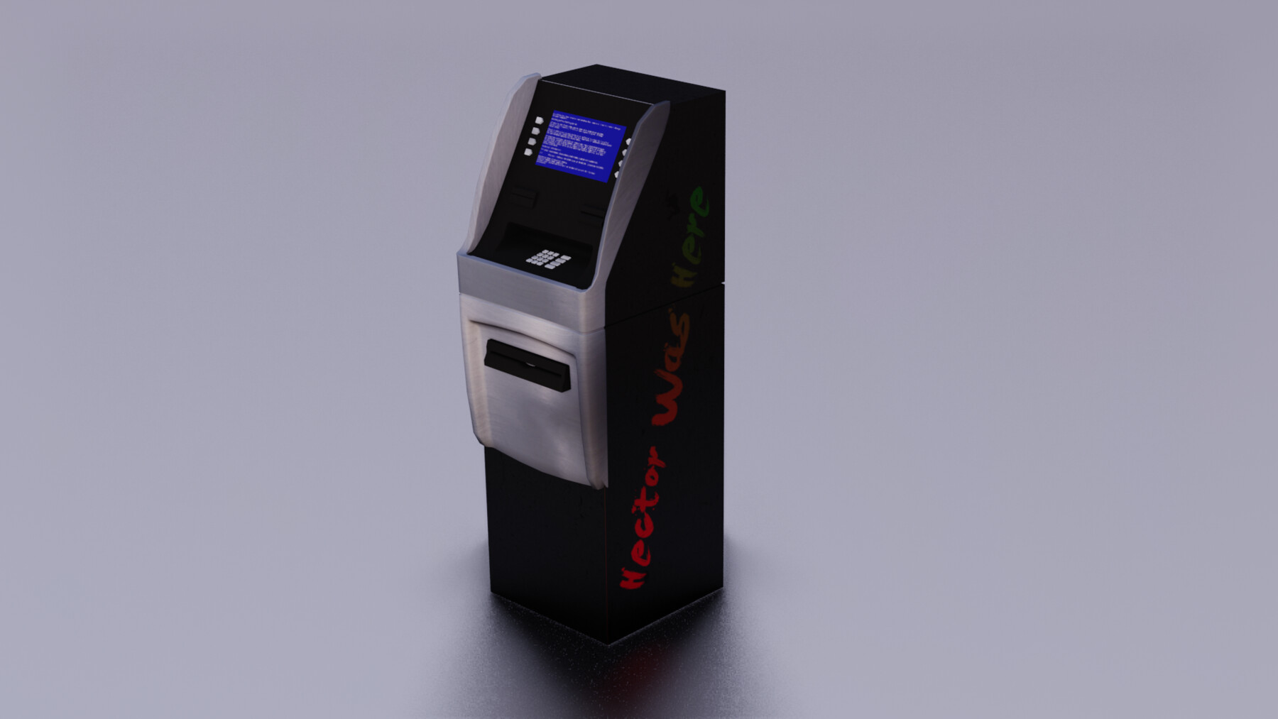 ArtStation - ATM MACHINE GAME READY LOW POLY | Game Assets