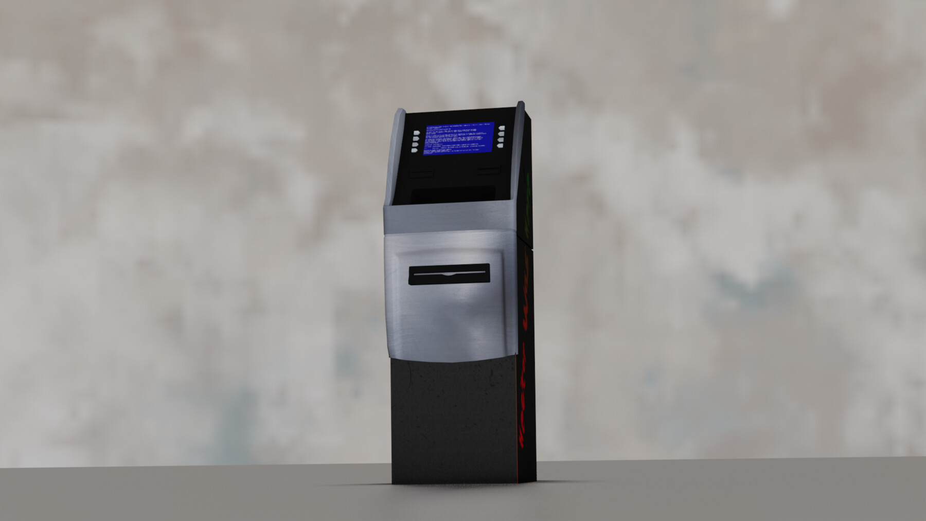 ArtStation - ATM MACHINE GAME READY LOW POLY | Game Assets
