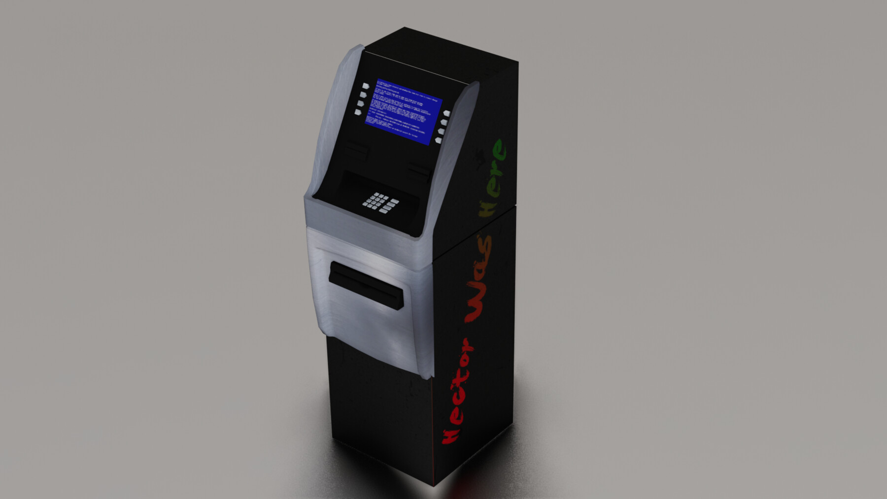 ArtStation - ATM MACHINE GAME READY LOW POLY | Game Assets