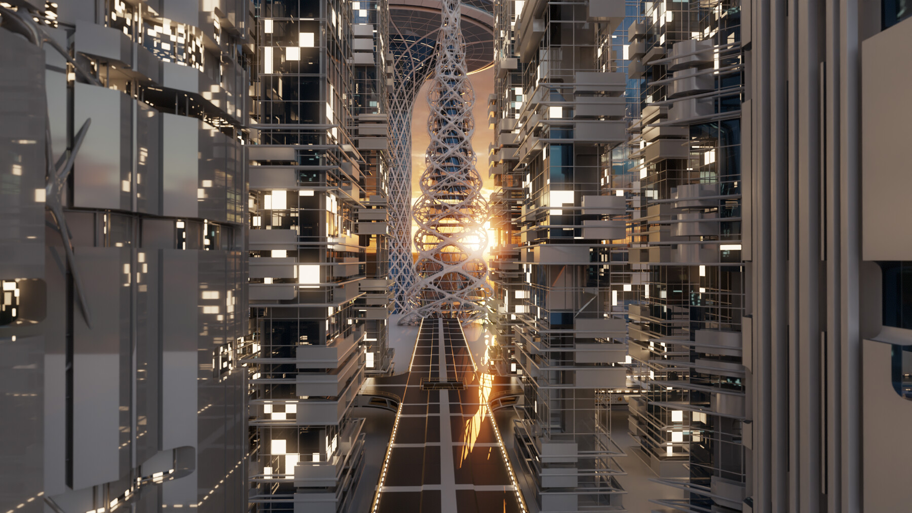 ArtStation - Futuristic Skyscraper Generators HDA | Resources