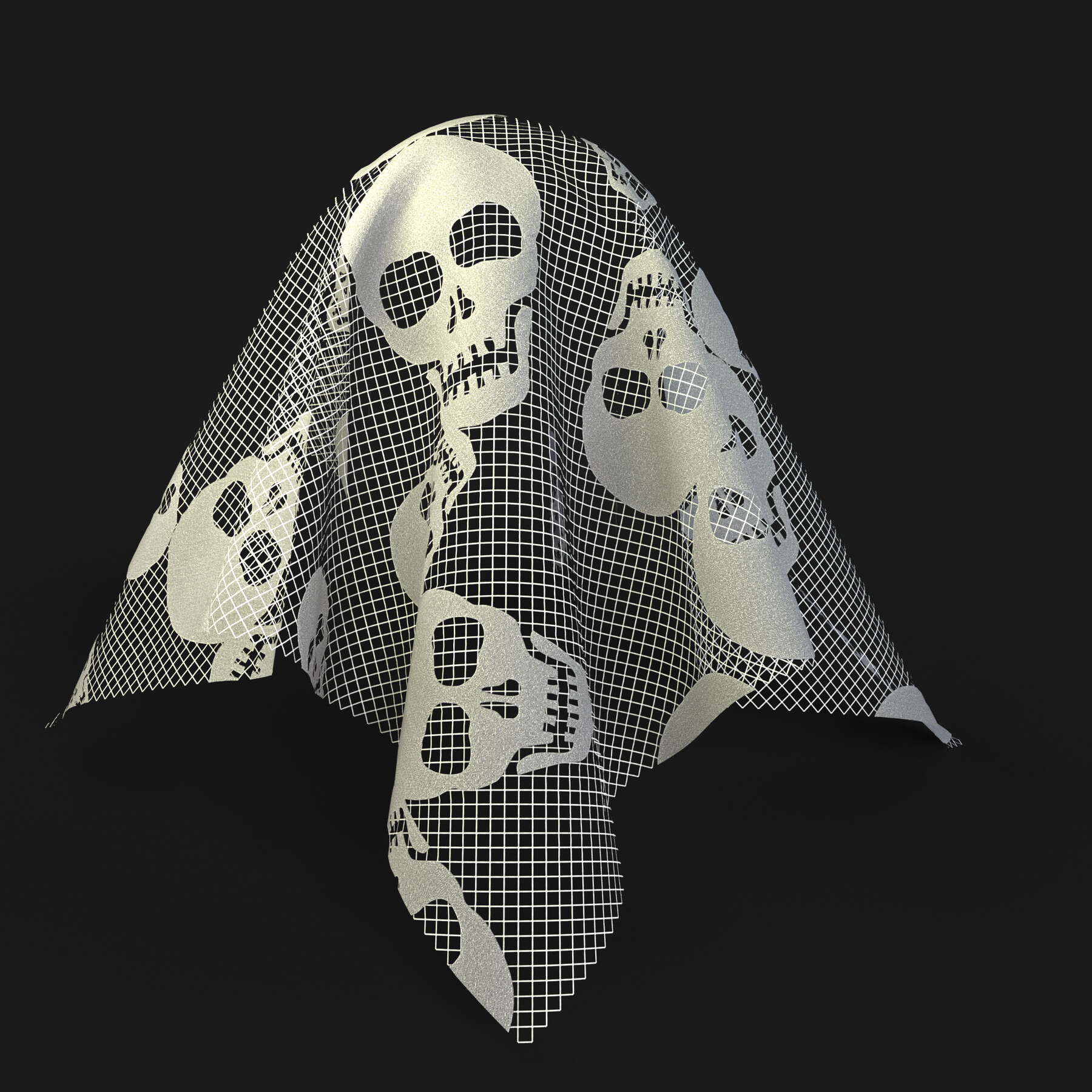 ArtStation - 7 Fantasy Lace Fabric Materials vol 02 | Game Assets