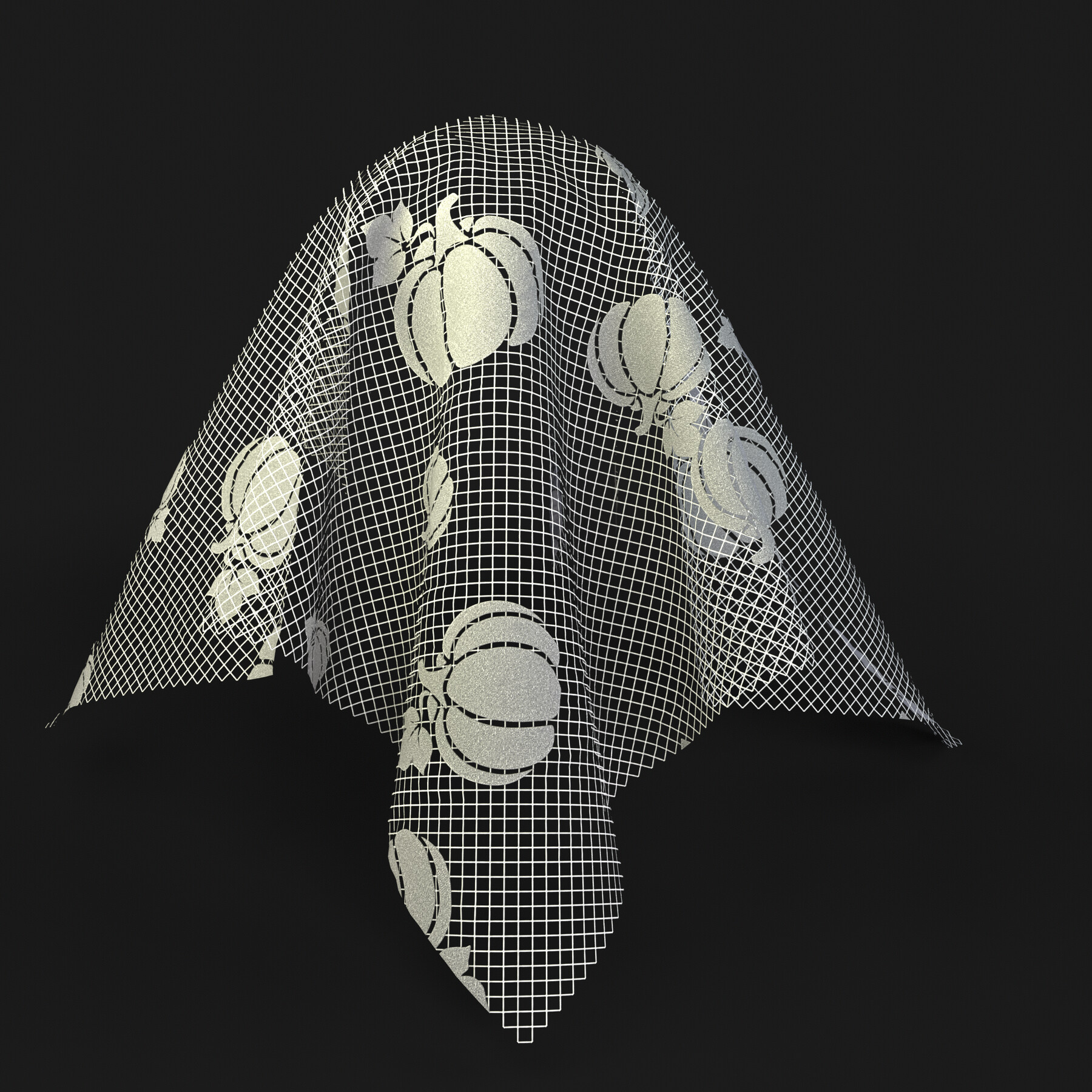 ArtStation - 7 Fantasy Lace Fabric Materials vol 02 | Game Assets