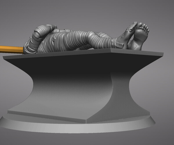 ArtStation - Mummy Tomb - Pen Holder Apple - Wacom - Default Pen 3D ...