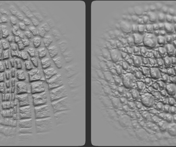 ArtStation - Reptile Scales / Skin Alphas V3 (45 Alphas) [Lizard ...