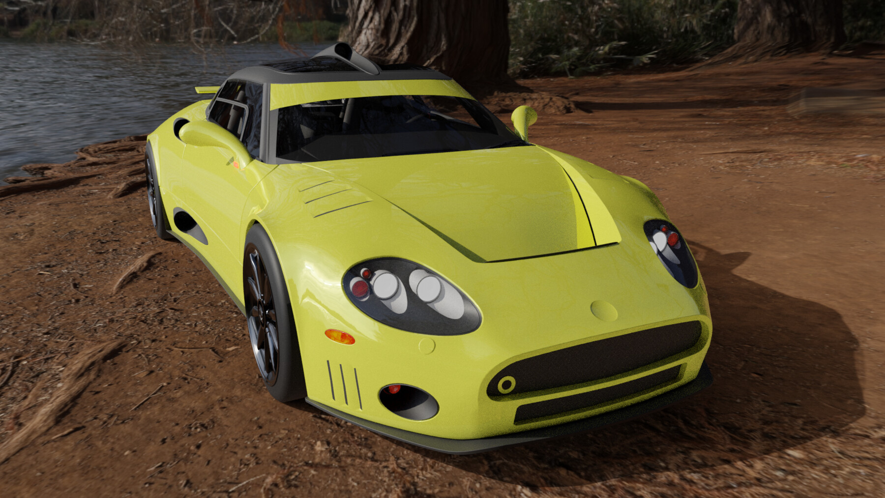 ArtStation - Spyker C8 Laviolette LM85 with Engine Sounds | Game Assets