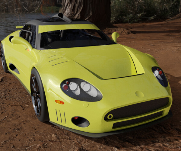 ArtStation - Spyker C8 Laviolette LM85 with Engine Sounds | Game Assets