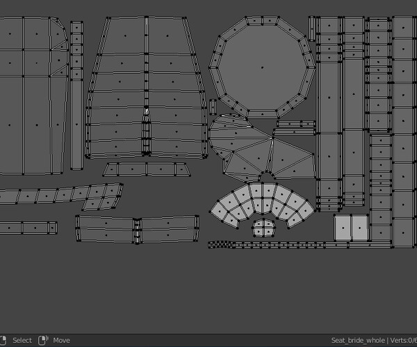 ArtStation - Sport seat bride | Resources