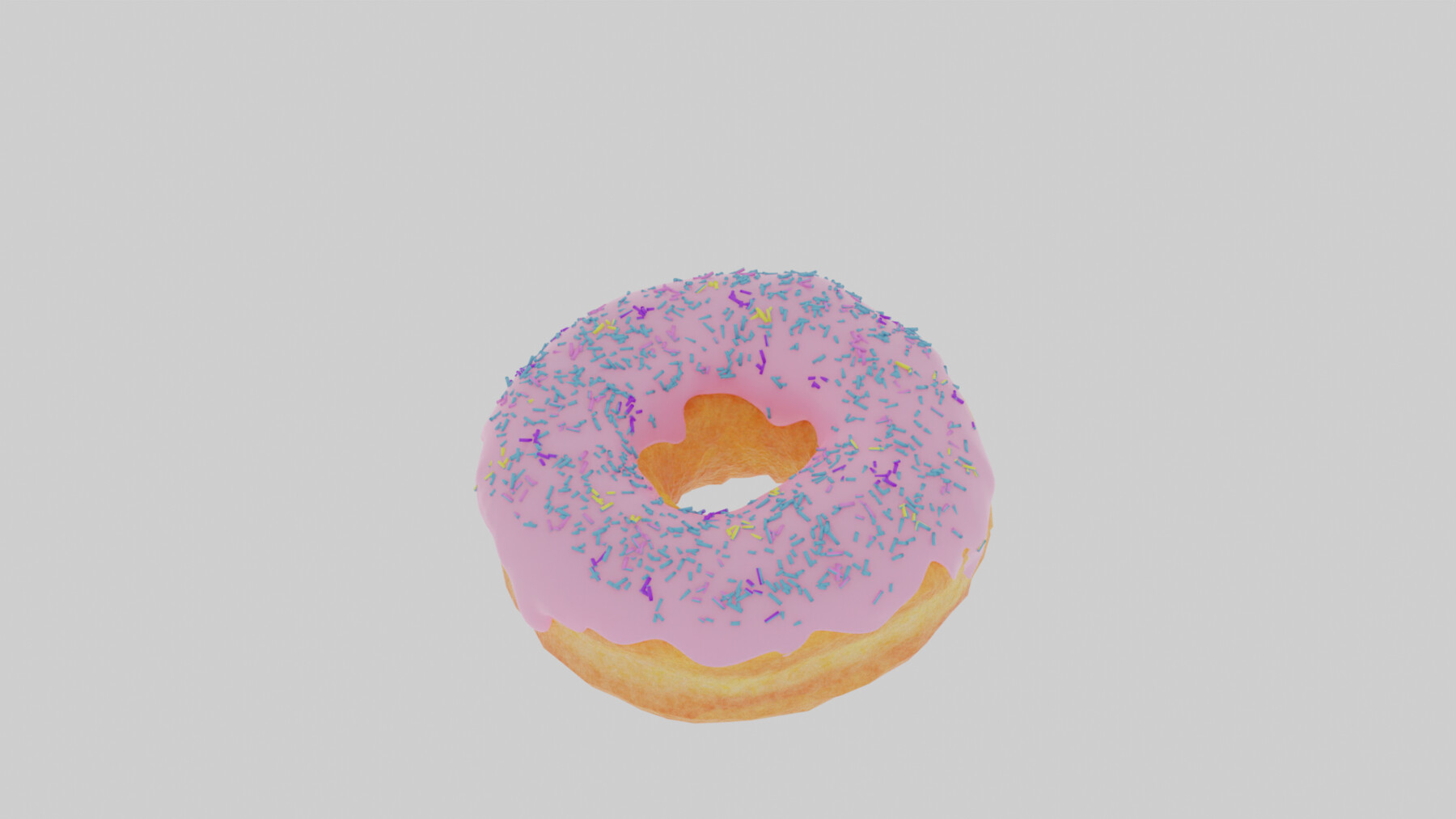 ArtStation - Vanilla Donut 3D Model - Textures & Animations | Resources
