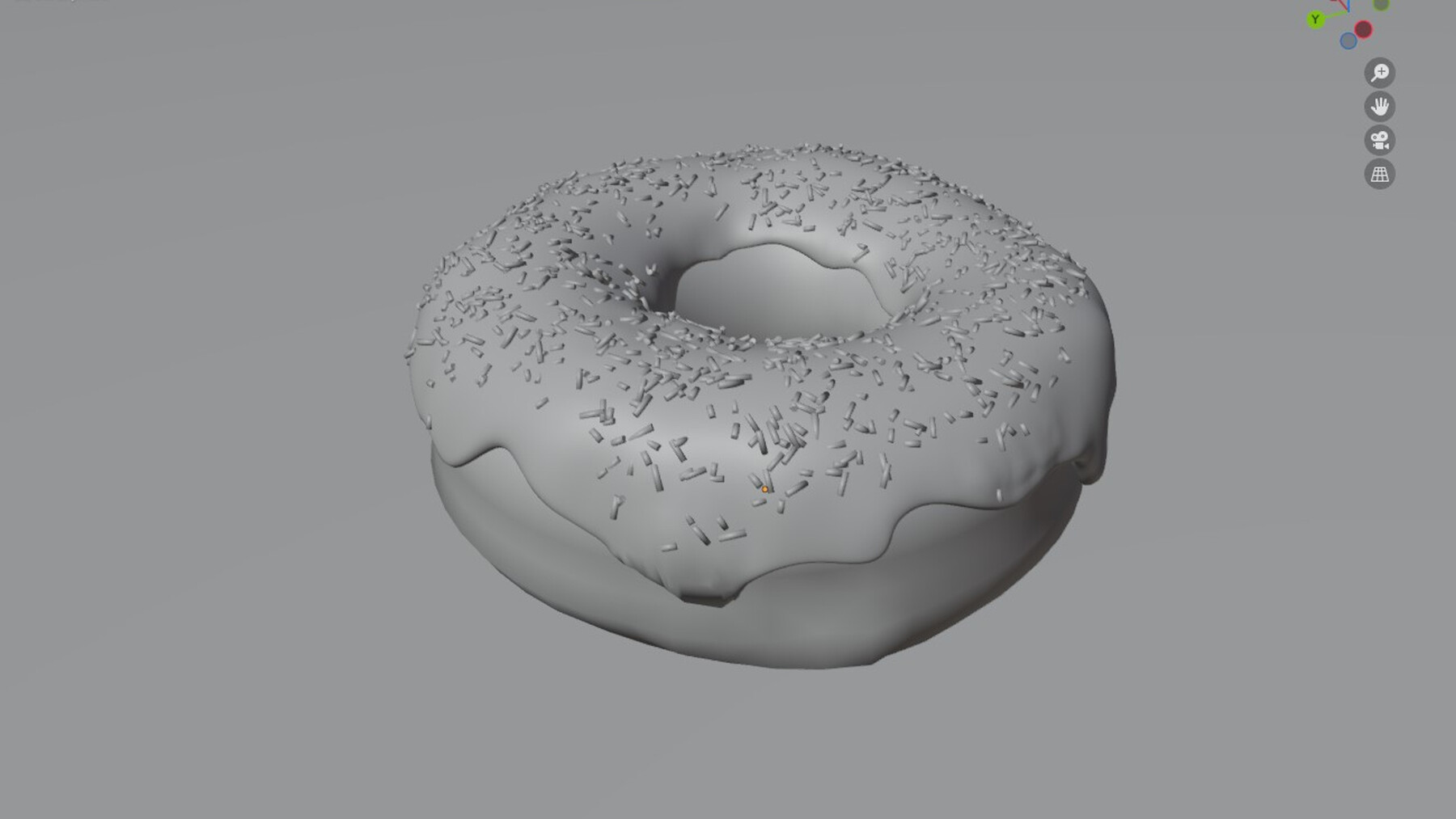 ArtStation - Vanilla Donut 3D Model - Textures & Animations | Resources