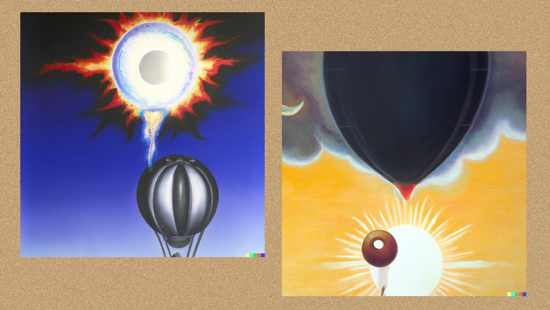 ArtStation - Hot Air Balloon Eclipse | Artworks