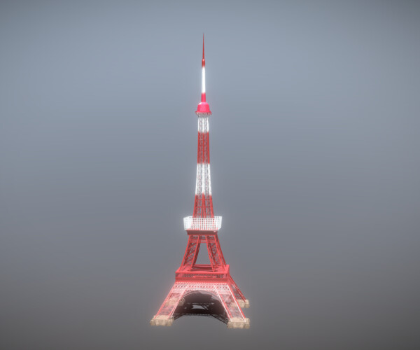 ArtStation - Tokyo Tower | Game Assets