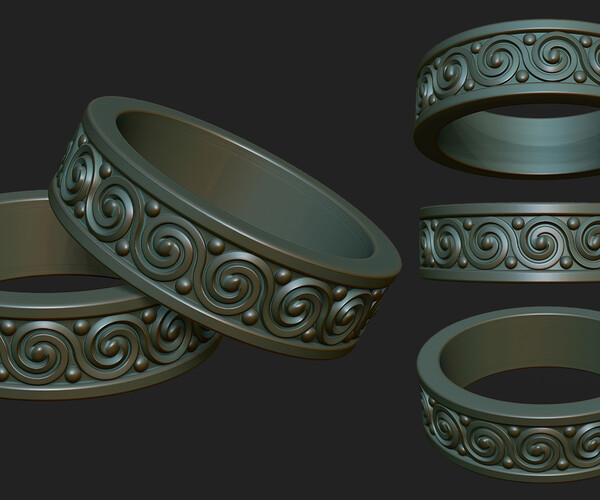 ArtStation - Ring 220904 3D print model | Resources