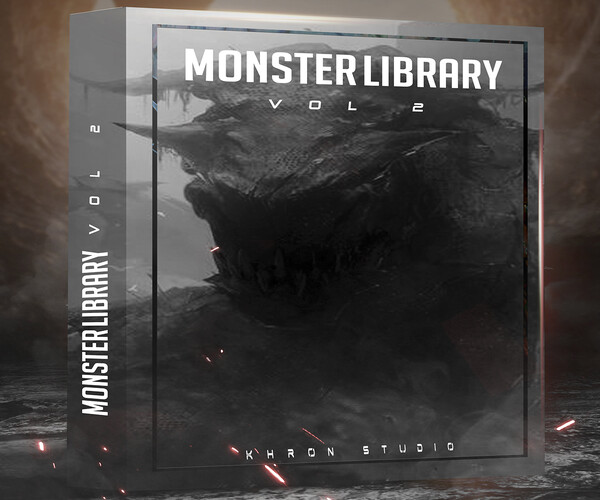 ArtStation - Khron Studio - Monster Library Vol 2 | Game Assets