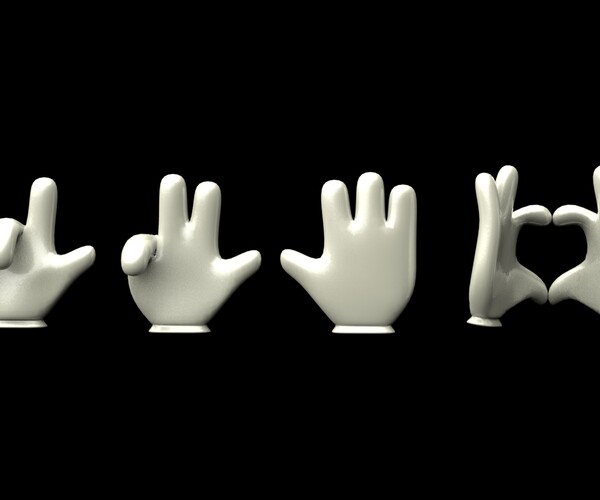ArtStation - Funny cartoon hands | Resources