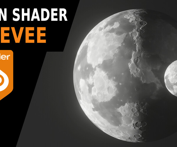 Artstation Procedural Moon Shader For Blender Eevee Resources