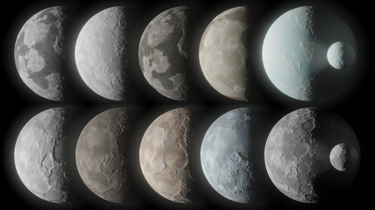 ArtStation - Procedural Moon Shader for Blender EEVEE | Resources