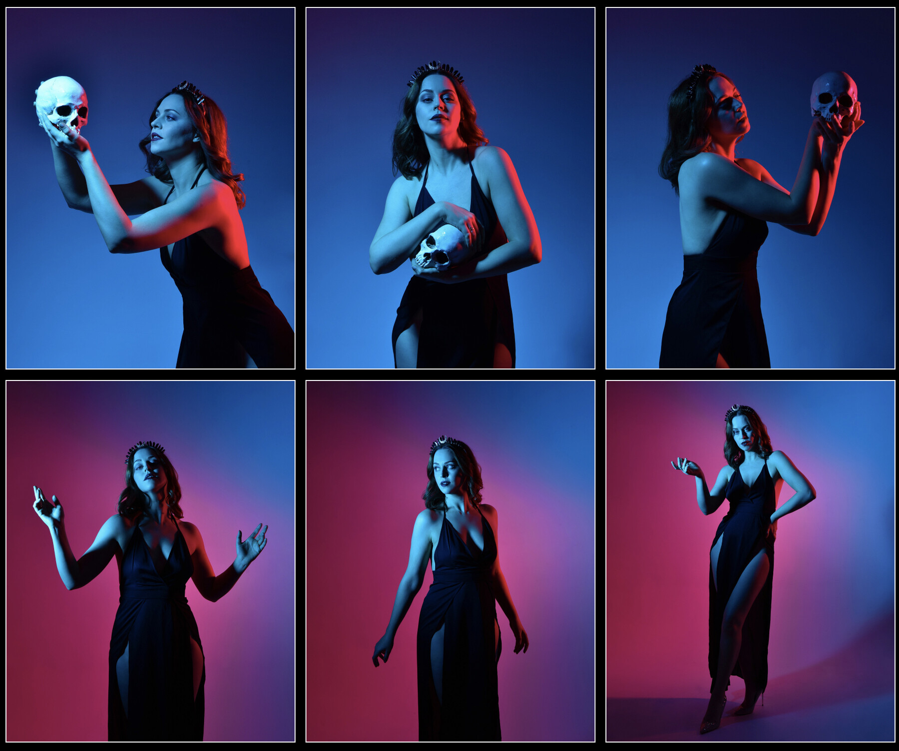 ArtStation - x168 Coloured light Portraits - Reference Pack | Resources