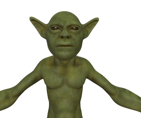 ArtStation - Wild Goblin with control rig / Epic skeleton /Low-poly ...