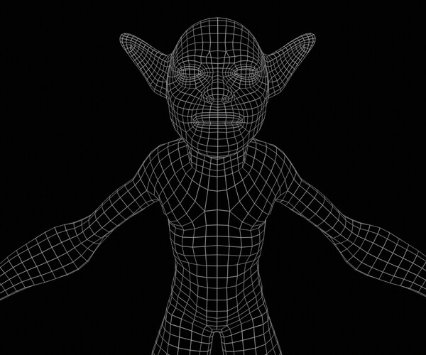 ArtStation - Wild Goblin with control rig / Epic skeleton /Low-poly ...