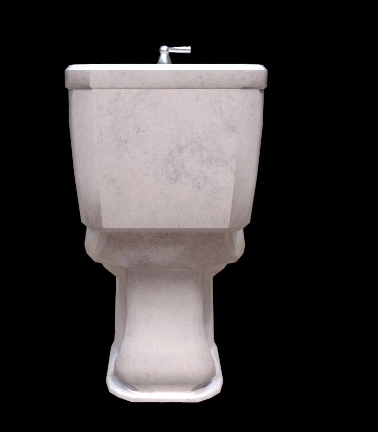 ArtStation - Clean Toilet - PBR - Textured | Game Assets