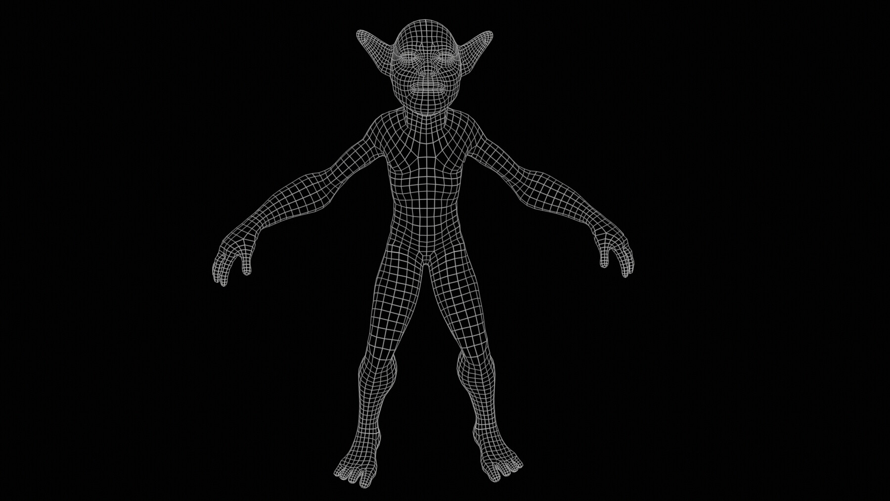 ArtStation - Wild Goblin with control rig / Epic skeleton /Low-poly ...