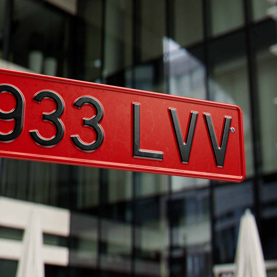 ArtStation - Spanish Number Plate GENERATOR (Real World Details ...