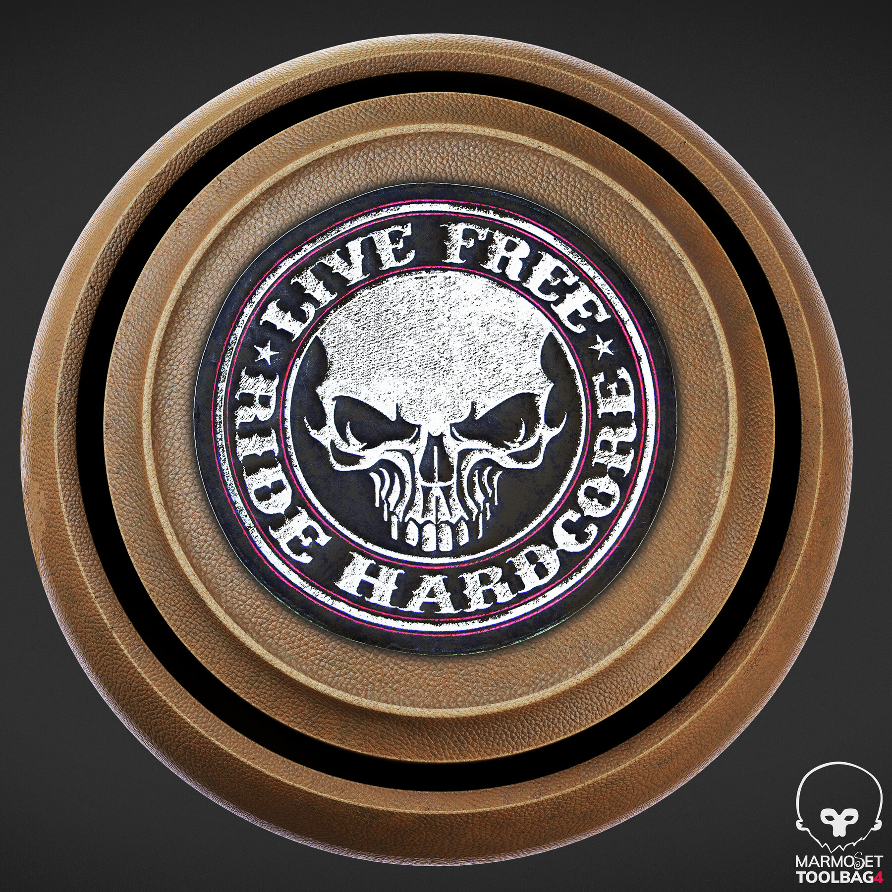 ArtStation - Worn leather | Game Assets